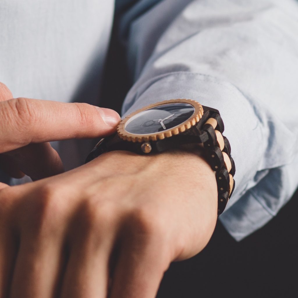 Handmade Wooden Watch - Urban Series - Black & White - Plantwear